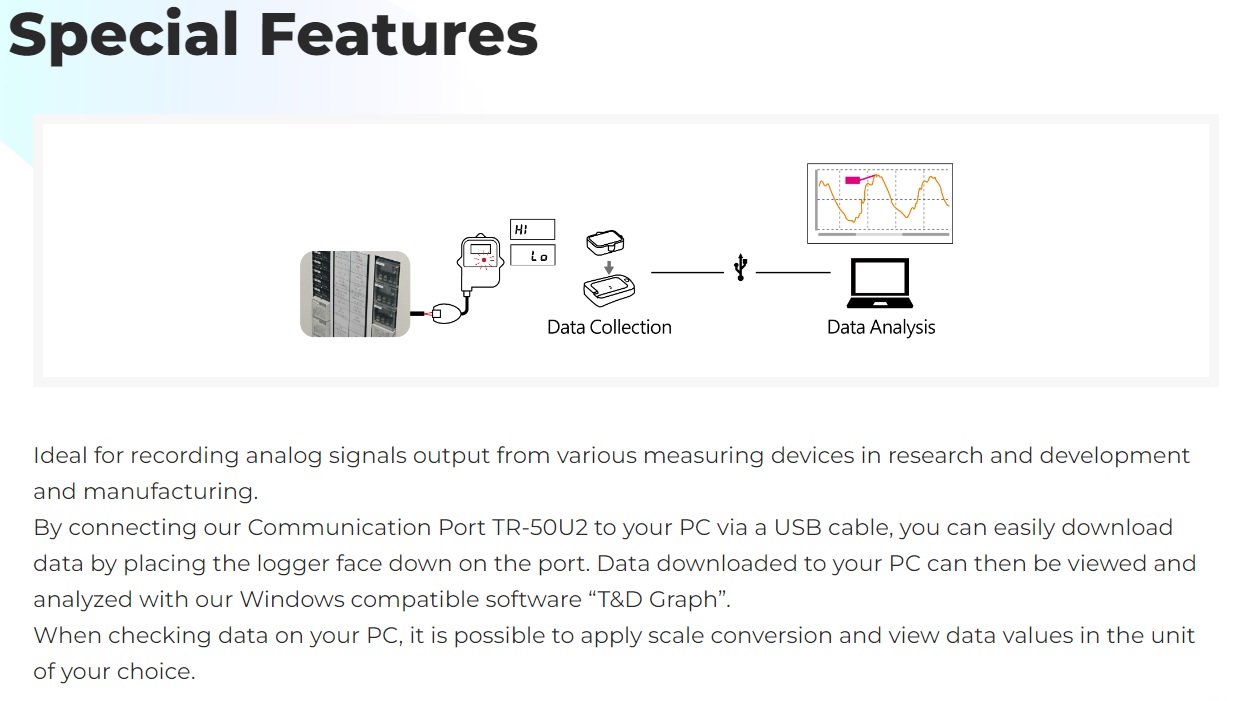 Ichiban Precision Sdn Bhd - T&D - T&D Data Recorder